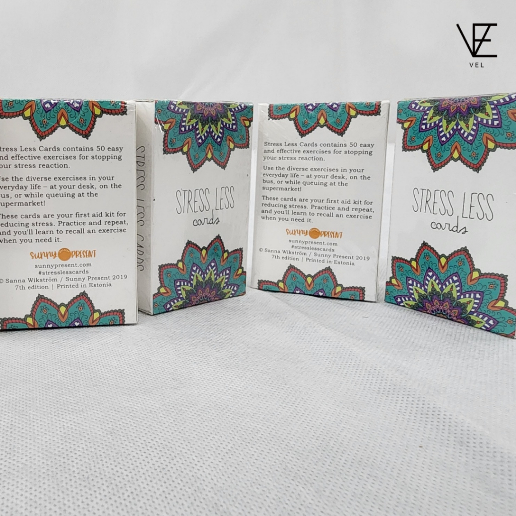 Educational board game toys stress less cards mental health | Shopee ...