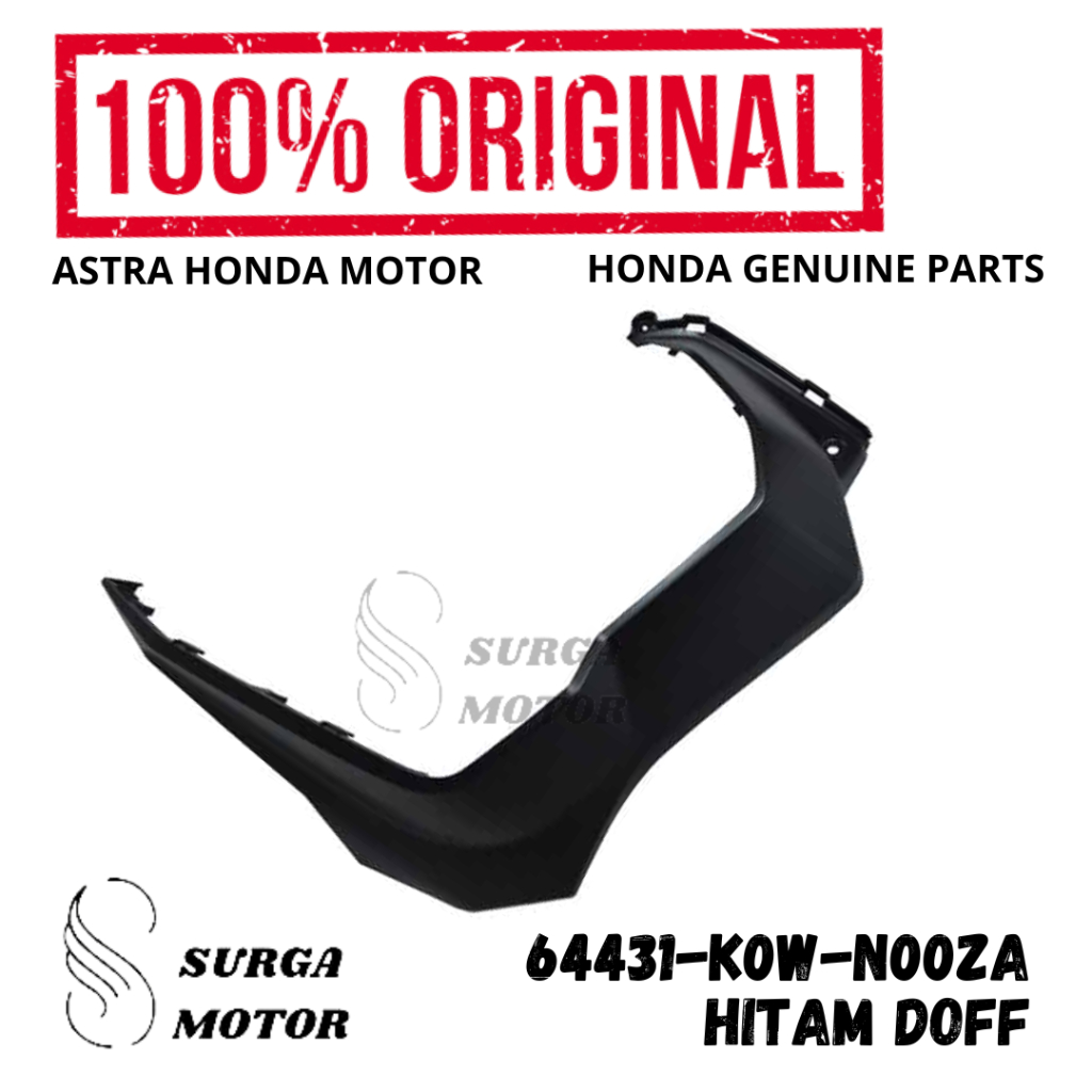 HITAM Matte Black Side Floor Cover Dof Right Floor Deck ADV 150 ...
