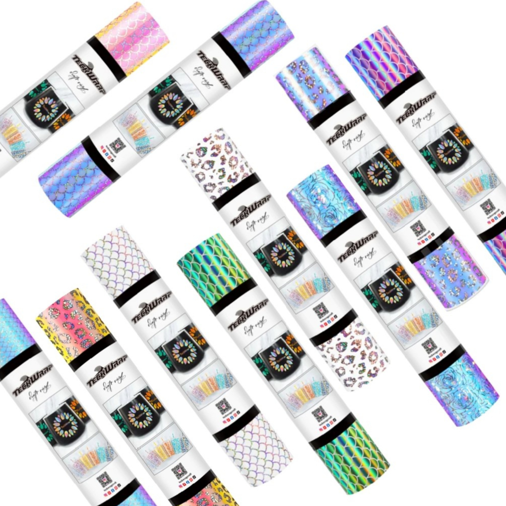 Decorating | Holographic Opal Pattern Regular Craft Vinyl Premium ...