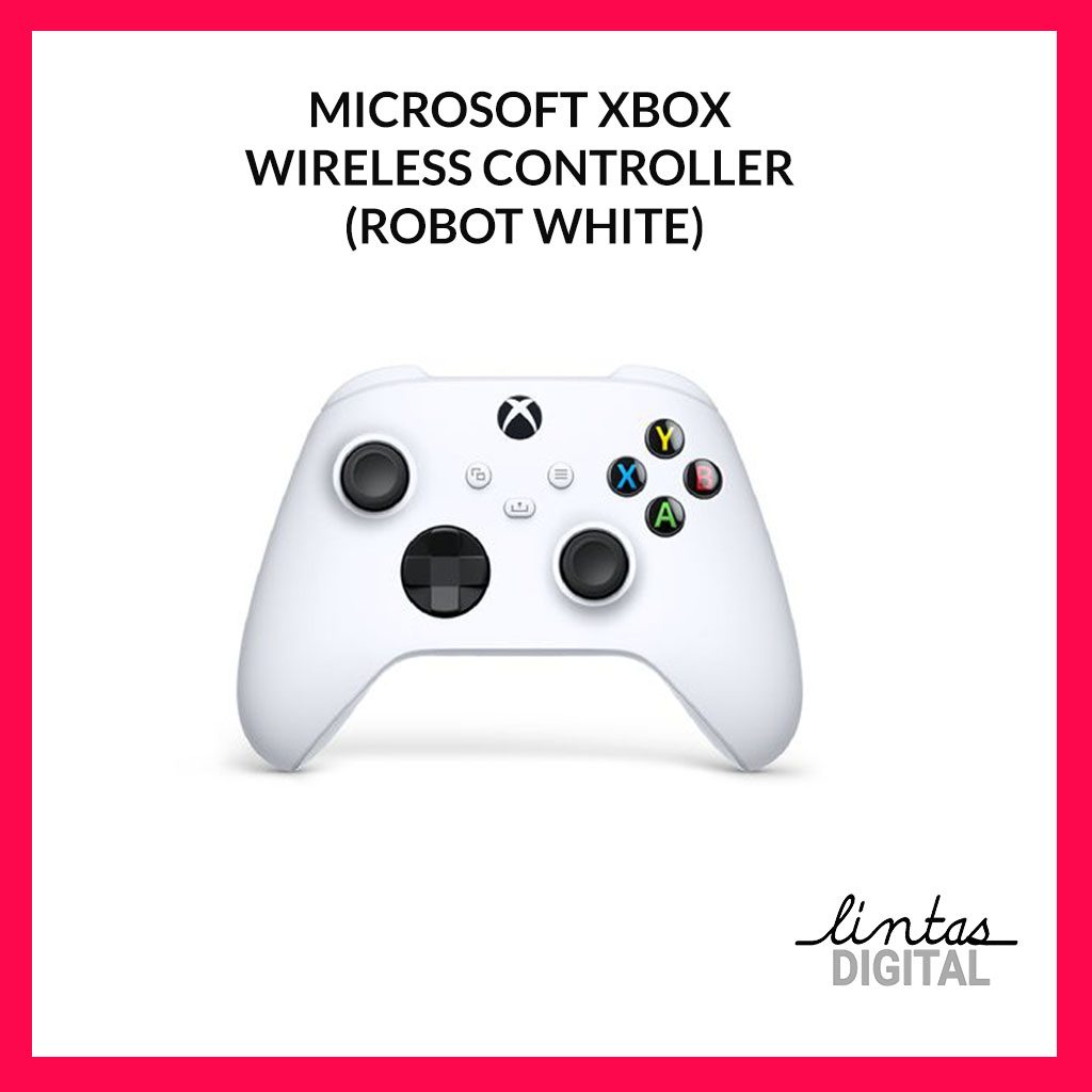 Original MICROSOFT XBOX ONE S WIRELESS CONTROLLER (ROBOT WHITE) | Shopee Malaysia