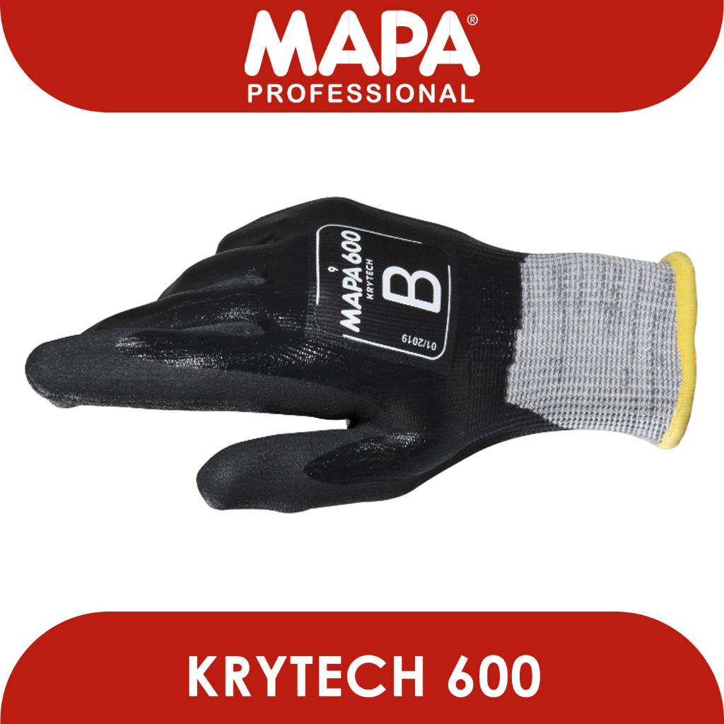 Mapa Professional Brand Gloves Type KryTech 600 / Krynit 600 | Shopee ...