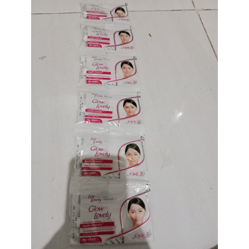 Fair&lovely (GLOW&LOVELY) Face Lightening CREAM 1 SACHET Contains 12 PCS | Shopee Malaysia