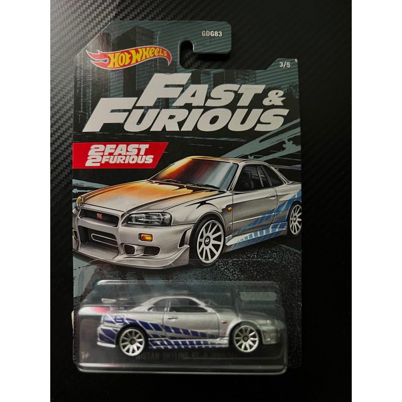 Hot Wheels Nissan Fast & Furious Skyline GT-R (BNR34) FnF | Shopee Malaysia