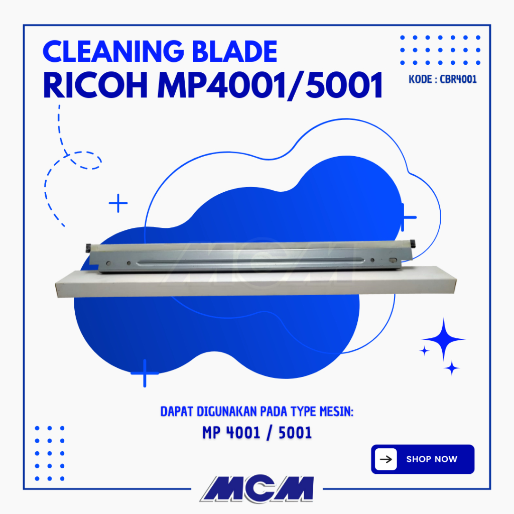 MESIN Cleaning BLADE FOTOCOPY MACHINE RICOH MP 4001 5001 - CBR4001 | Shopee Malaysia