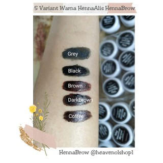 Henna Brow, Halal Eyebrow Henna/Eye Brow Henna (Package Of 2pcs ...