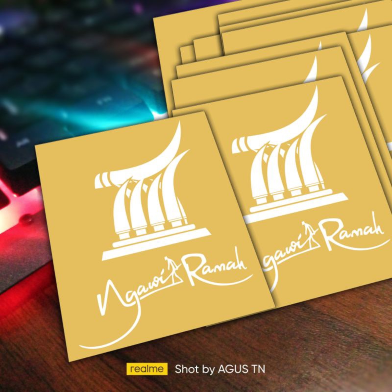 Tugu Friendly Ngawi Stickers Kartoyono Sticker Cutting Car Window ...
