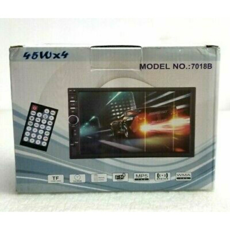 LAYAR Double 7018B 2DIN Car FM Stereo Radio MP5 Player Touch Screen BT ...
