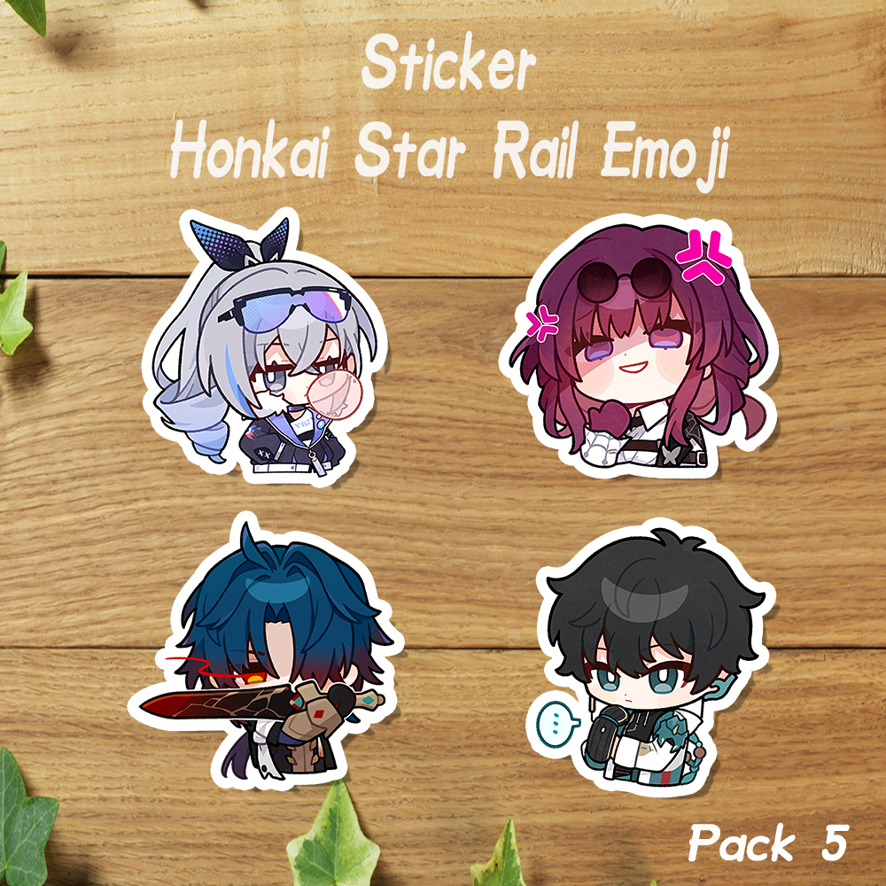 Honkai Star Rail Emoji Vinyl Sticker / Honkai Star Rail Character ...
