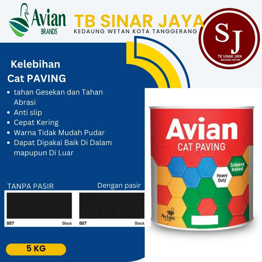 Avian Paving Paint 5 KG Oil Paint 2 Components Cement Plastering ...