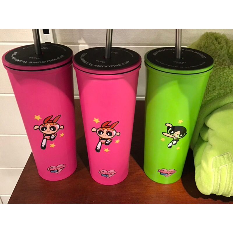 Typo Powerpuff Girls Girl Tumblr Drink Bottle Metal Smoothies Smoothie ...