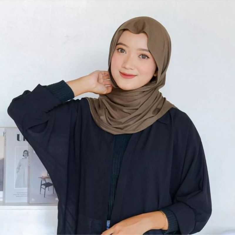 Pashmina Premium Jersey T-Shirt Pashmina Flowy Jersey Hijab Pashmina ...