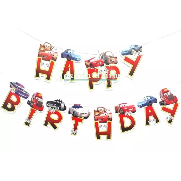 3d character Happy Birthday Banner | Shopee Malaysia