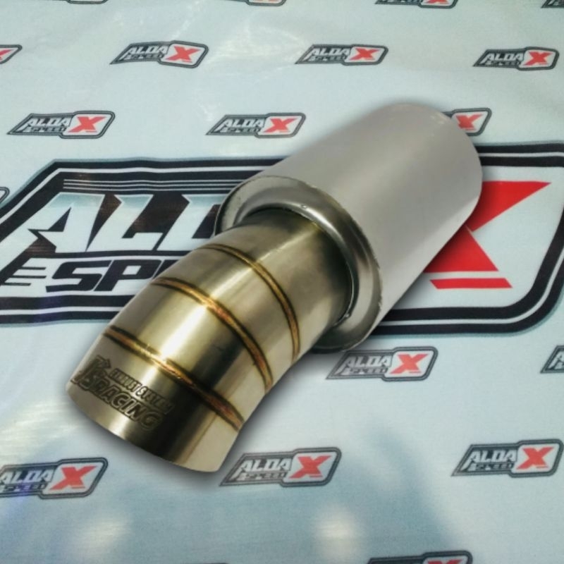 Car exhaust Js racing Titan stainless tip 35cm long Avanza Xenia all ...