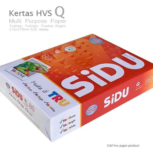 Hvs QUARTO Paper 80 GRAM SIDU Retail | Shopee Malaysia