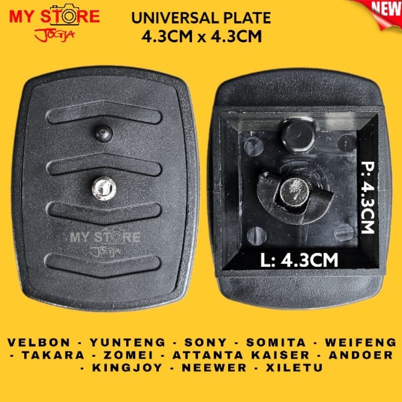 Quick Release Plate Tripod Attanta kaiser 203 & 234 Takara Artemis 234 ...