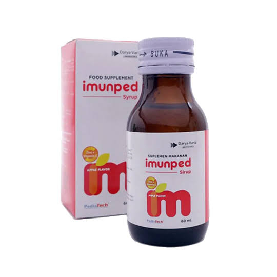 Imunped Syrup 60ml/ Is A Dietary Supplement Containing vitamin c And ...