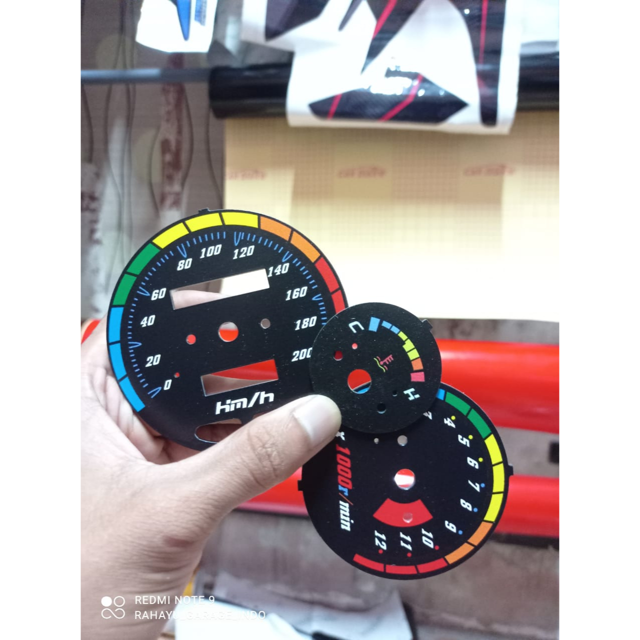 Custom ninja rr And ss speedometer Board panel spido meter custom ninja ...