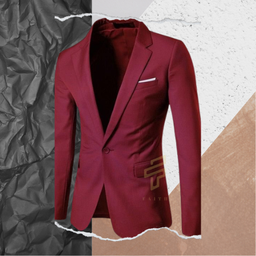 Faith - Jas Men Maroon Color Jas Blazer Men Jas Nikah Blazer Men Jas ...