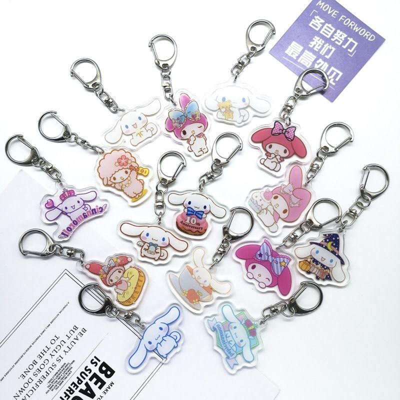 GANTUNGAN Dy PACK SANRIO KUROMI CINNAMOROLL Keychain /KEYCHAN Cute ...