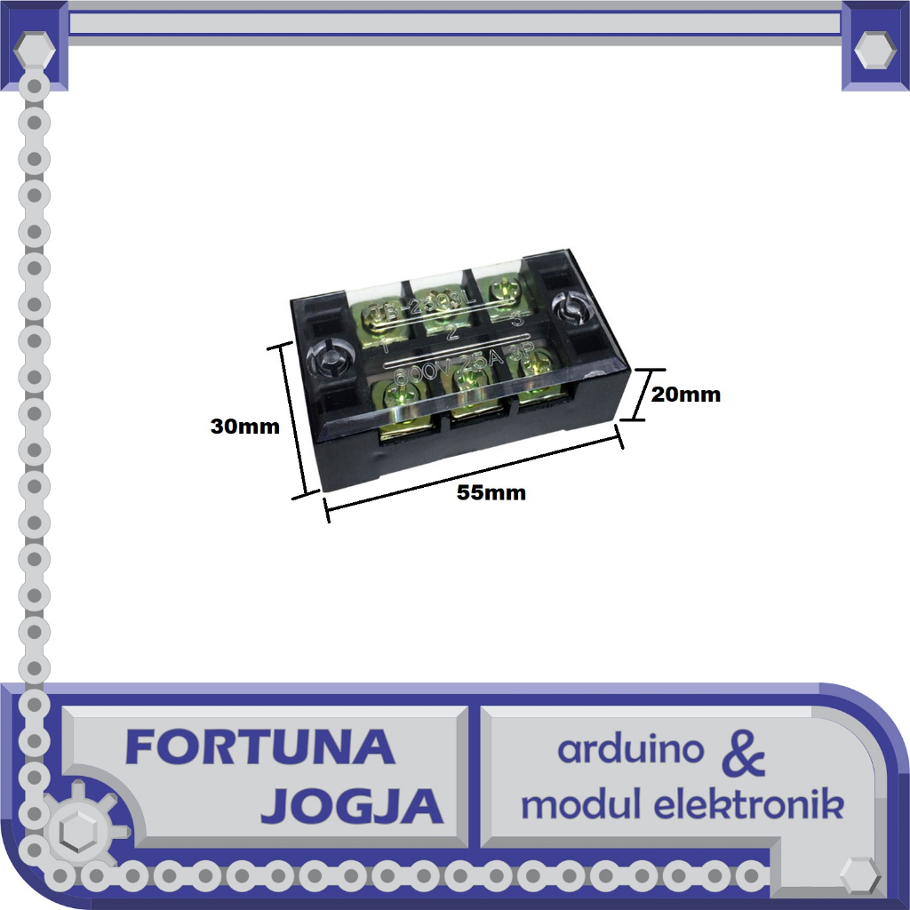 Acrylic Lid Terminal Block 600V 25A TB2503 TB2504 TB2506 TB2512 | Shopee Malaysia