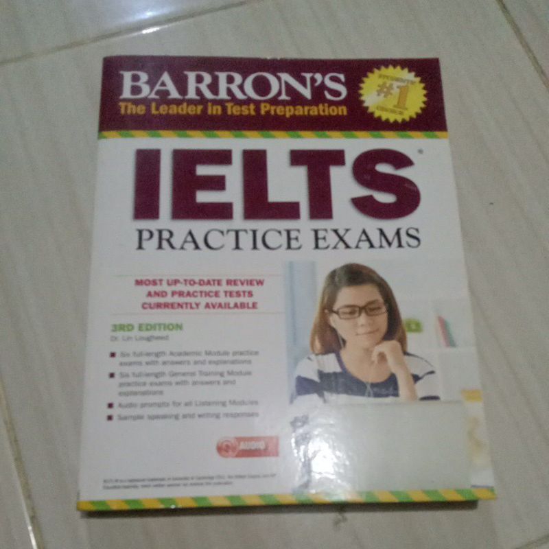 Barrons IELTS Practice Exams 3rd edition (Original) | Shopee Malaysia