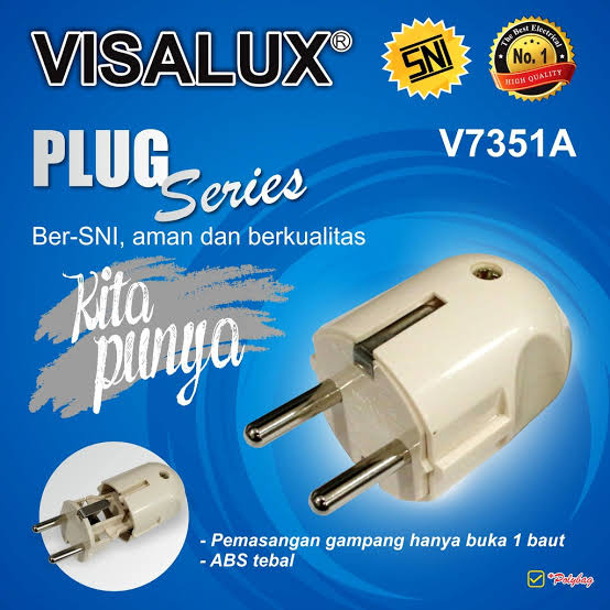 Visalux ROUND EARTH PLUG - V7351A | Original ORIGINAL | Shopee Malaysia