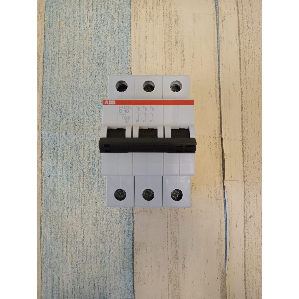 ABB MCCB MCB 3 Pole Phase 10A Original | Shopee Malaysia