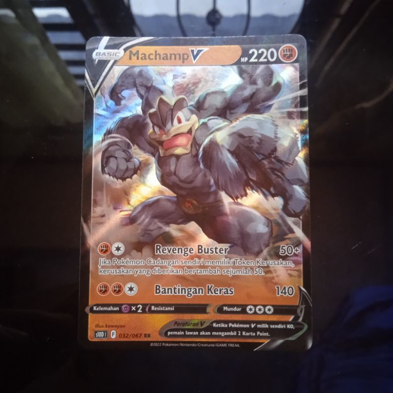 Machamp VMAX 072/172 RRR S12A Pokemon TCG Indonesia Trading Card Game ...