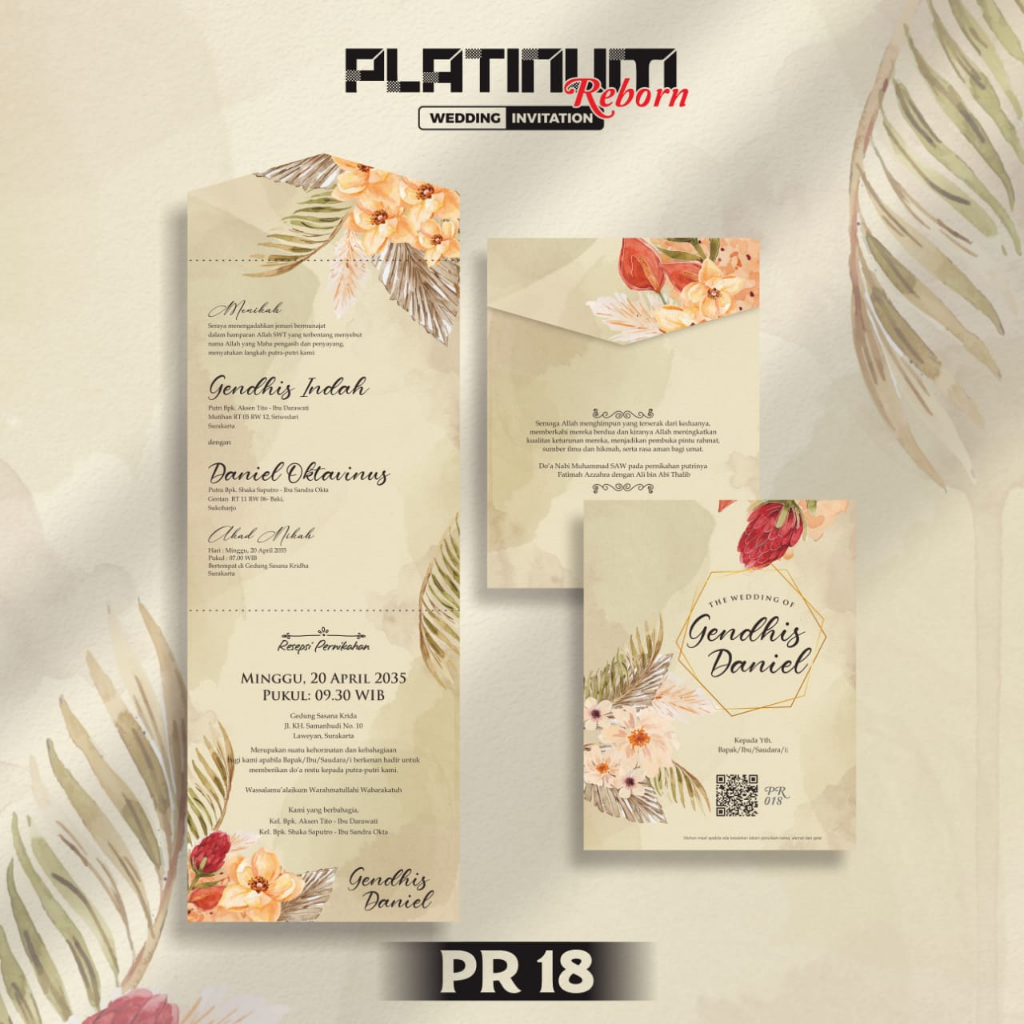 Platinum Reborn PR 018 TF Blank Invitation | Invitation | Invitation ...