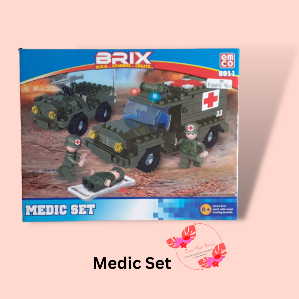 Emco Brix Children's Toys Lego Brick Kinds Of Professions | Shopee Malaysia