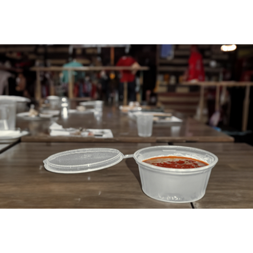 Clear Plastic Chili Sauce Cup Size 35ml Per Pack Contains 50 pcs ...
