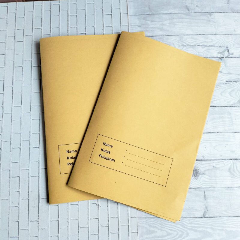 Uk Boxy Name Brown Paper Book Cover (per pack contains 20 sheets ...