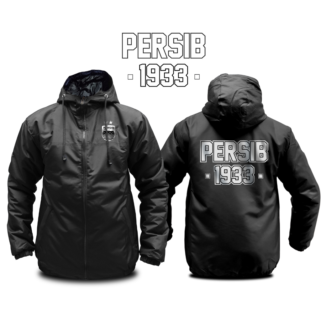Persib Bandung Jacket 1933 Elegant Black Hooligans Jacket | Shopee Malaysia