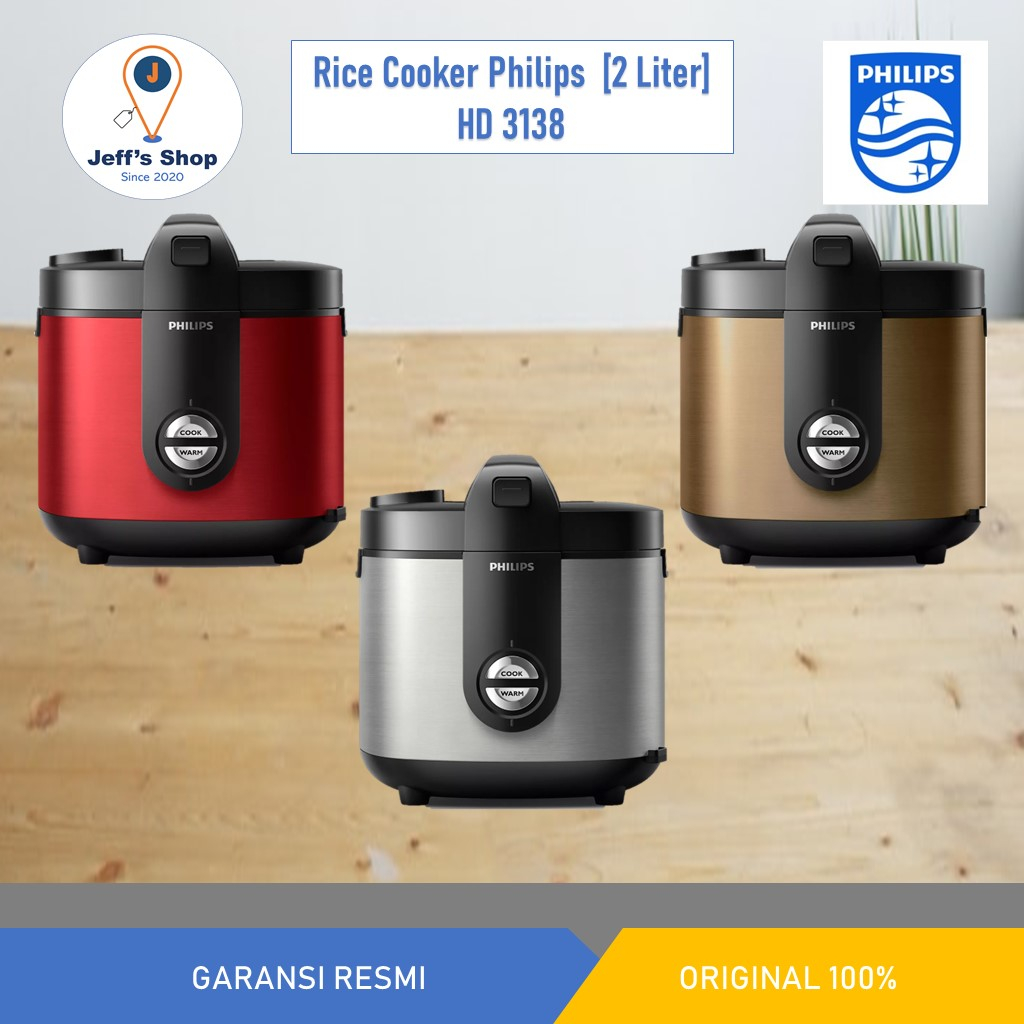 Philips Rice Cooker [2 Liter] HD 3138 | Shopee Malaysia