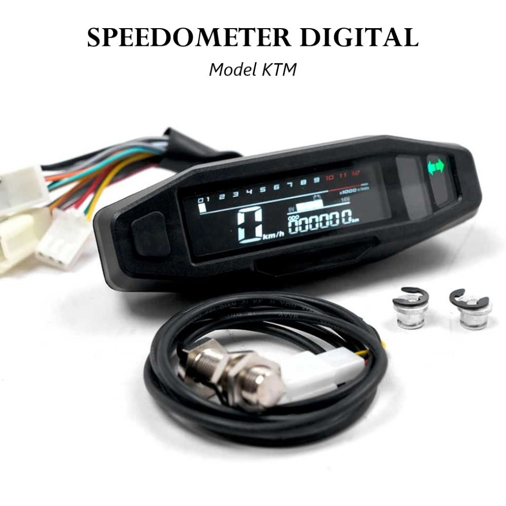 SPEEDOMETER Digital SPEEDOMETER KTM Model Universal Custom Trail Enduro ...