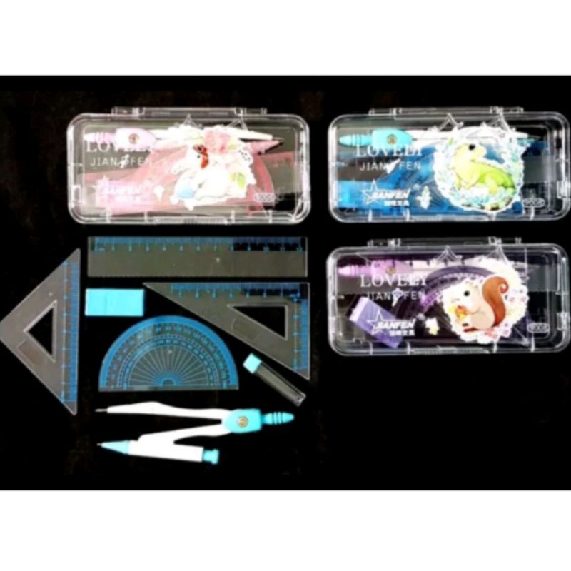 4 pcs fancy character ruler set / fancy ruler set JF9008 | Shopee Malaysia