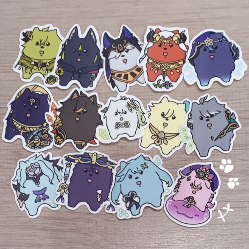 (CLEARANCE) Genshin Impact Sticker Dog Cute Cute (Sumeru) Tofuaru ...