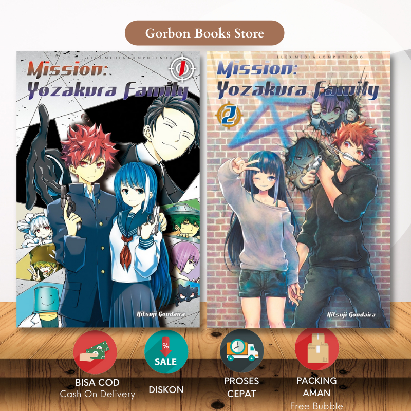 Mission Comic Series: Yozakura Family 01 & 02 (Hitsuji Gondaira ...