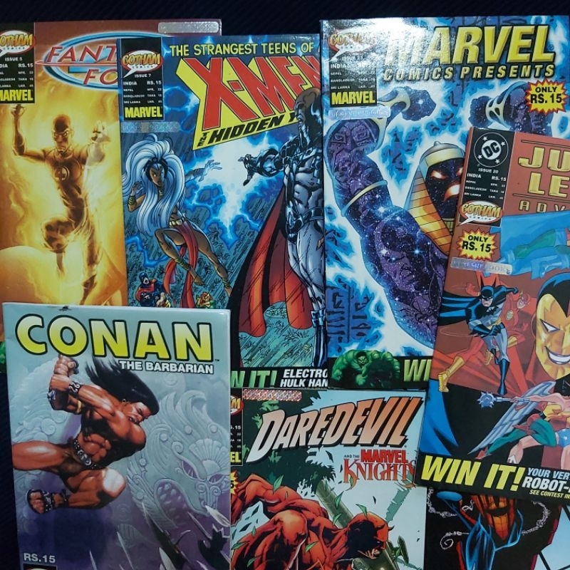 Sale of Imported Comics DC Marvel Comics Gotham Comics Superman Comics ...
