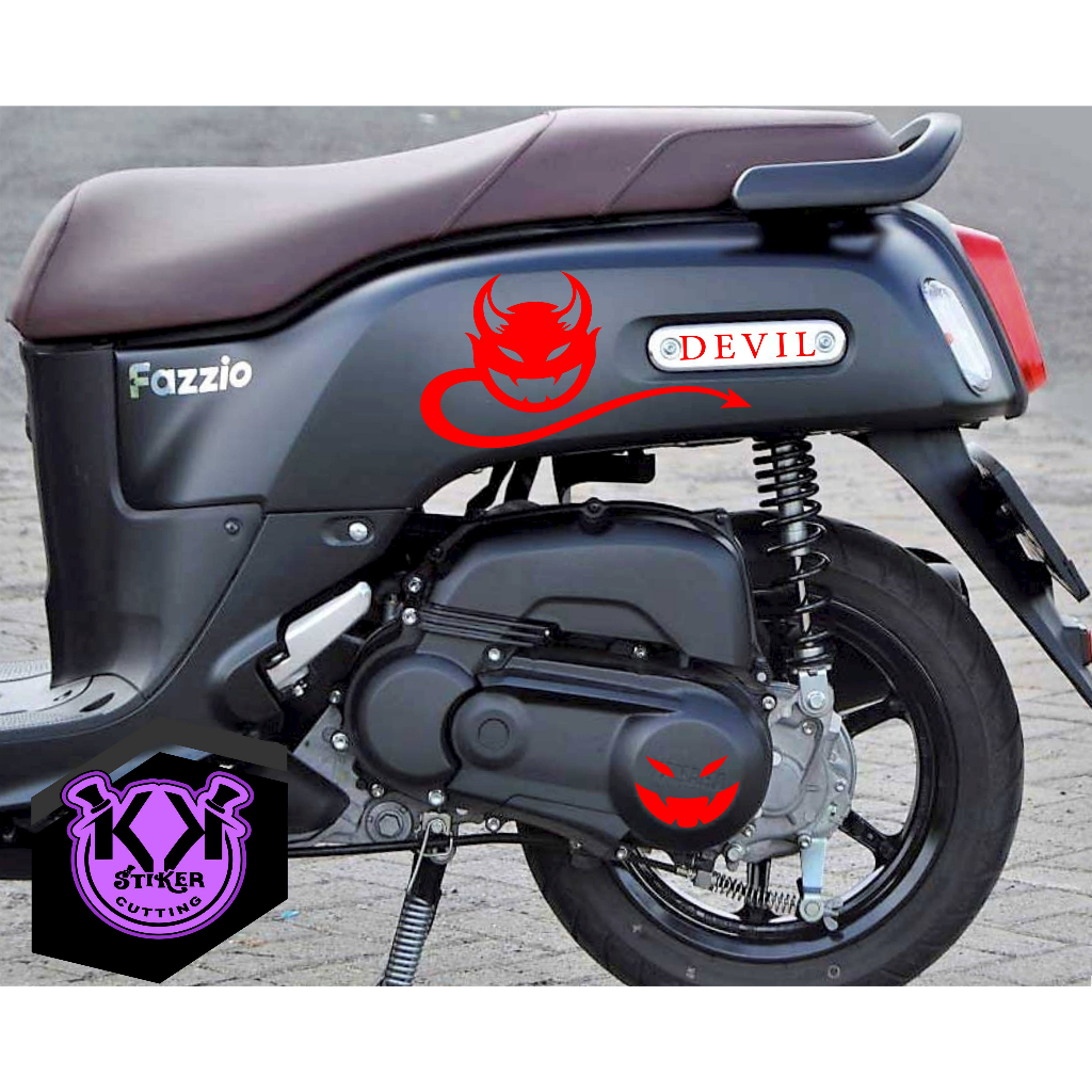 Sc.187/sticker CUTTING/STICKER CUTTING/STRIPING FAZZIO DEVIL/LOGO ...