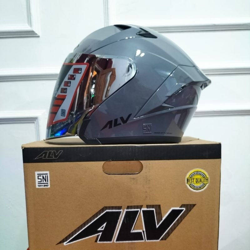 Alv Ultron Half Face Helmet and Sargon Gift Helmet Handsome Package ...