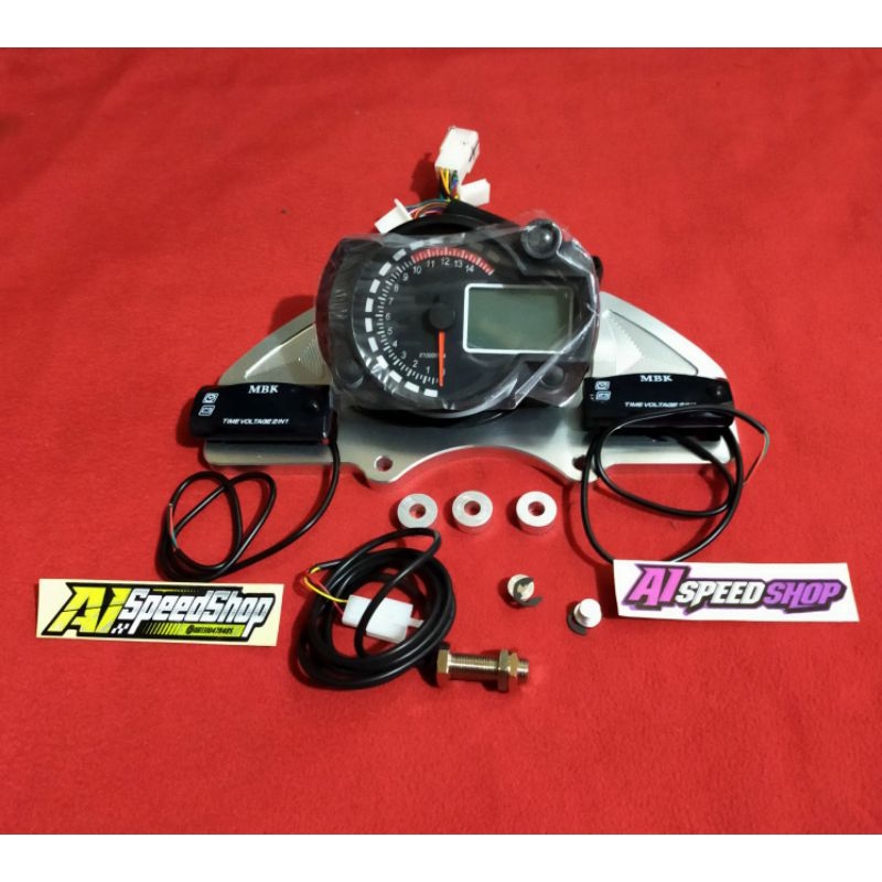 Digital speedometer rx2 coso aluminum cnc speedometer holder folkmeter ...