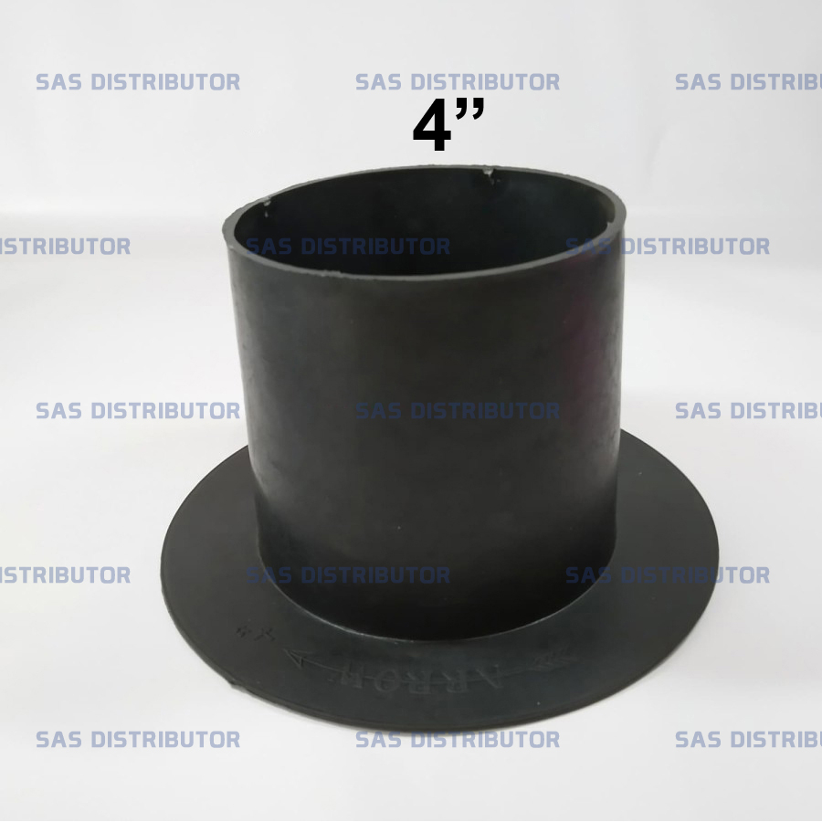 HITAM 4" inch Arrow Rubber Funnel / 4 inch Black Funnel / 4" Water ...