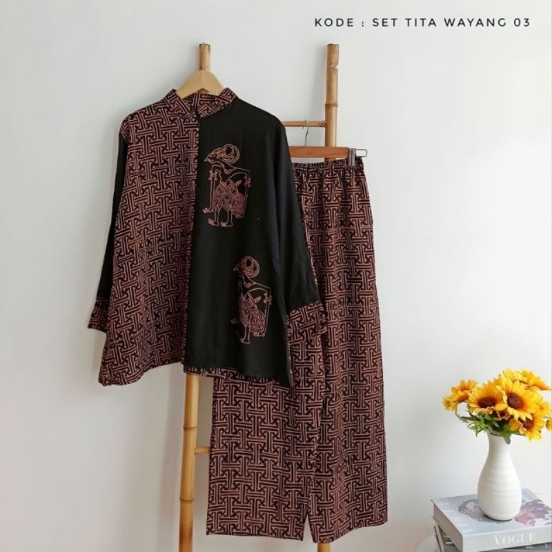 One SET Of WAYANGS BATIK CAP MOTIF - Pajama JUMBO | Shopee Malaysia