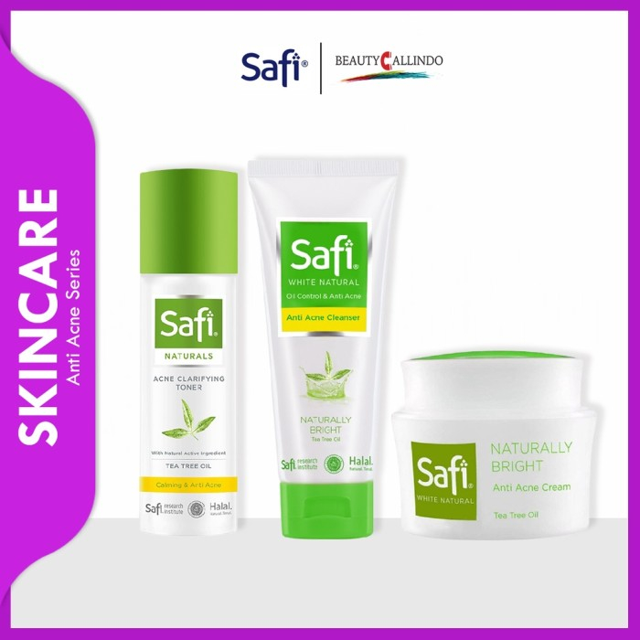 Hijau Safi Naturals Clarifying Tea Tree Oil Foam Cleanser Safi Naturals Acne Series Cream