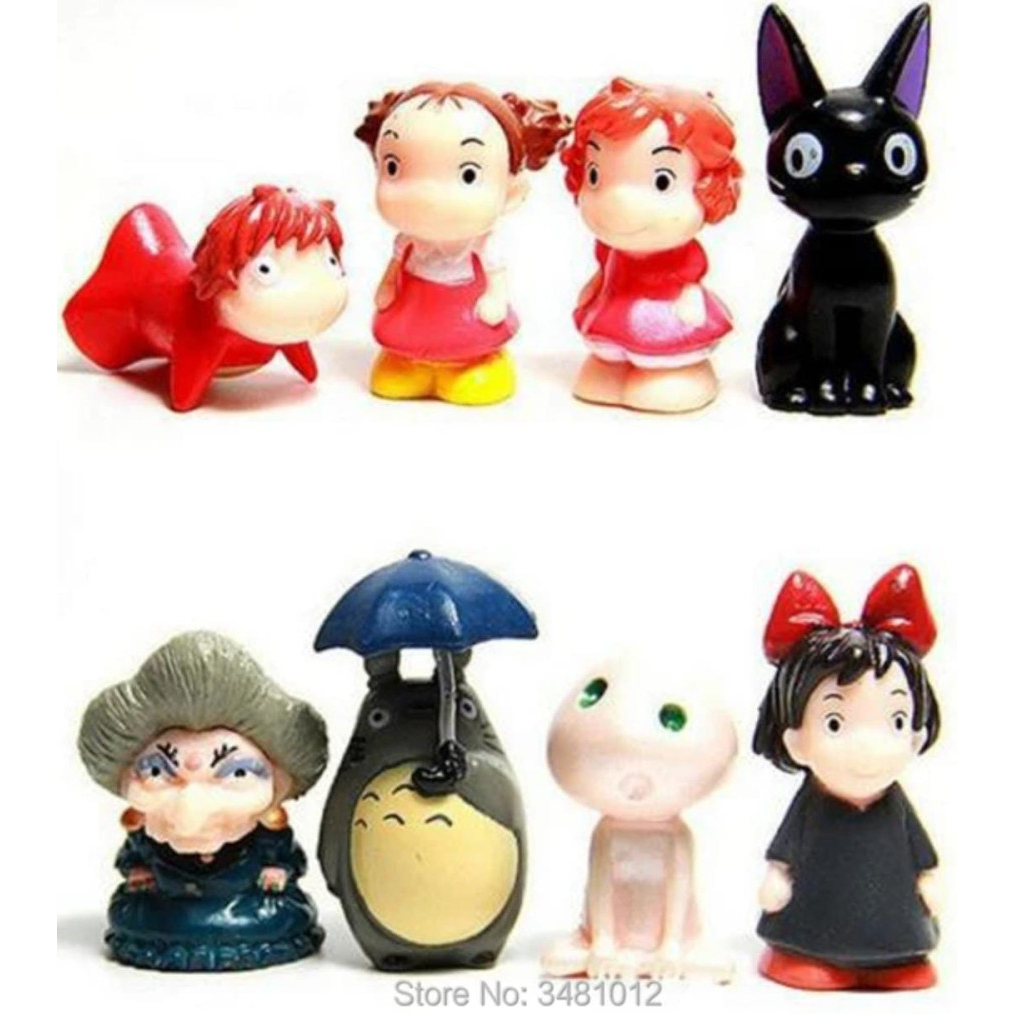 Studio Ghibli My Neighbor TOTORO Figure Set of 8 - Hayao Miyazaki ...