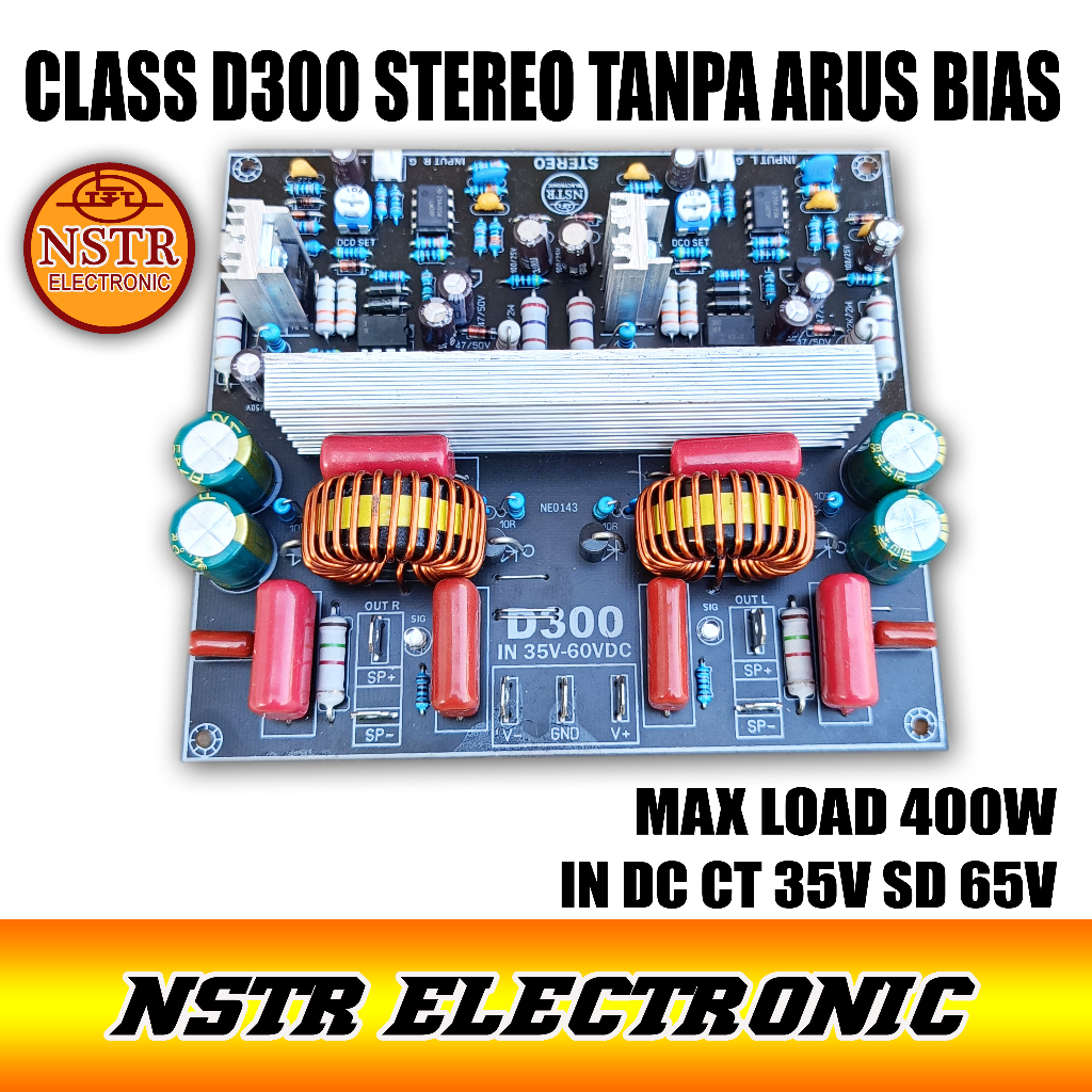 CLASS D300 STEREO WITHOUT FLOW TO BIAS | Shopee Malaysia