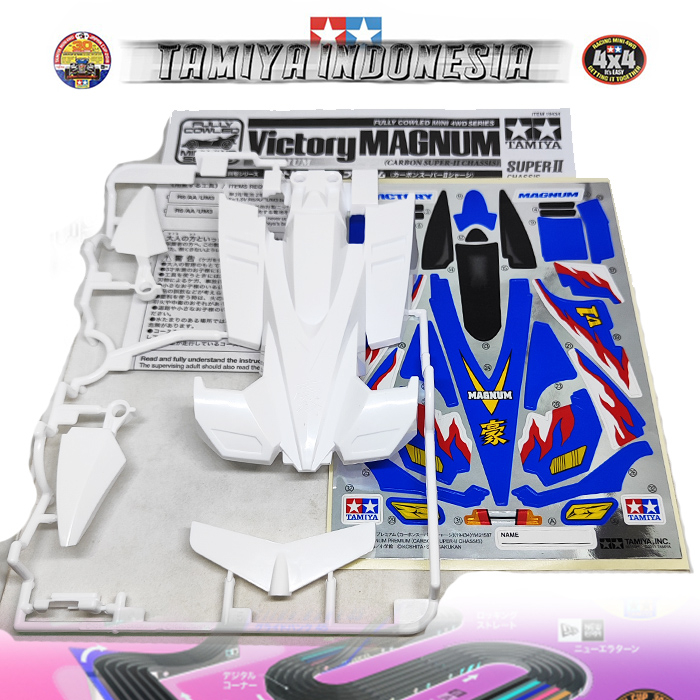 Tamiya BODY VICTORY MAGNUM PREMIUM+DECAL (LOOSE KIT BOX) | Shopee Malaysia