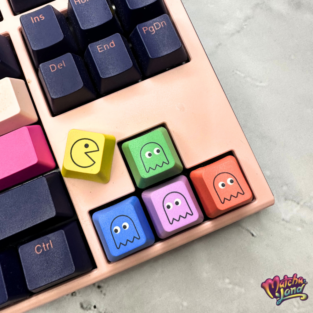 Pacman Mechanical Keyboard Keycaps 5pcs PBT material; Pacman Mechanical ...