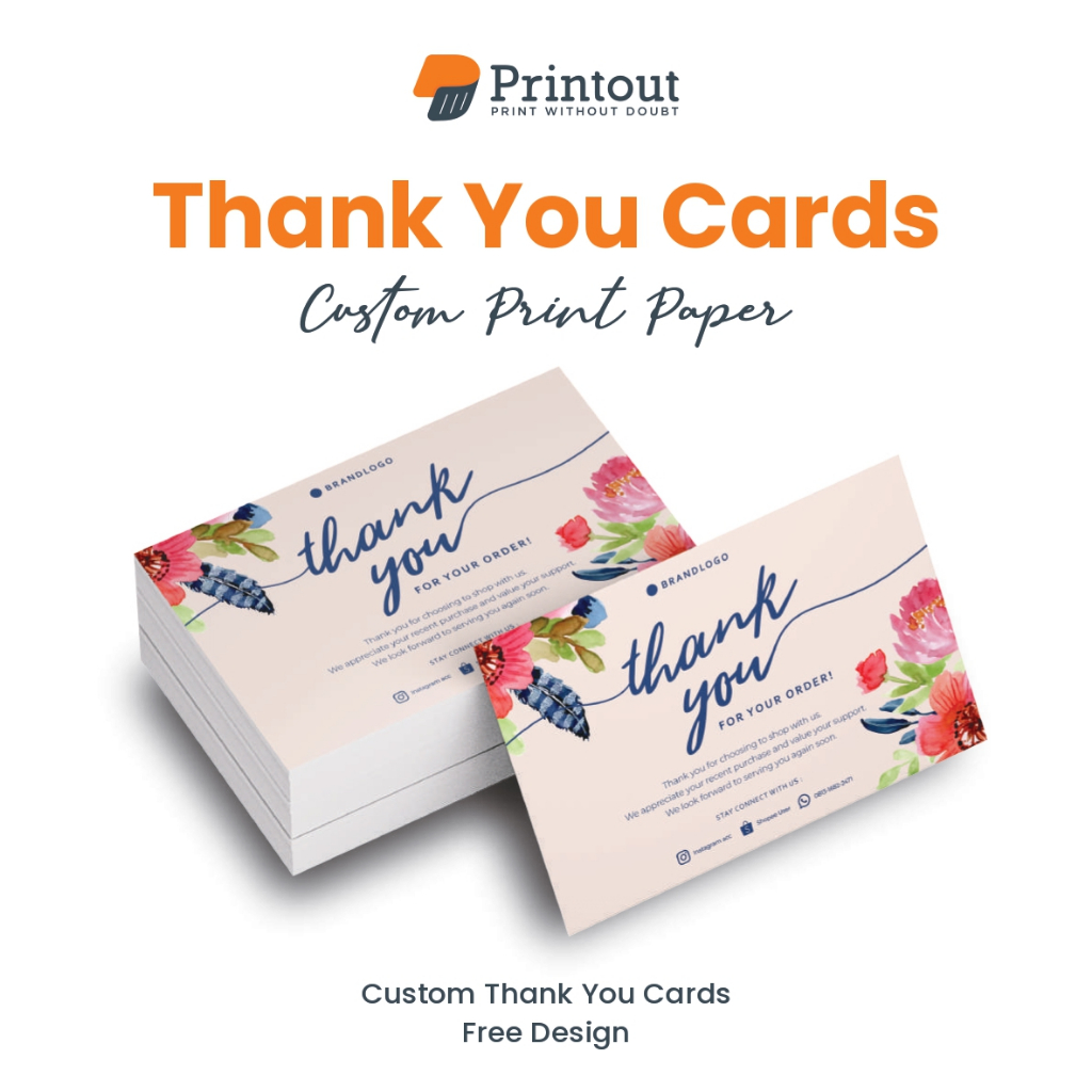 Printout Thank You Card - Thanks Card - Thankyou Card - Thank You Card ...